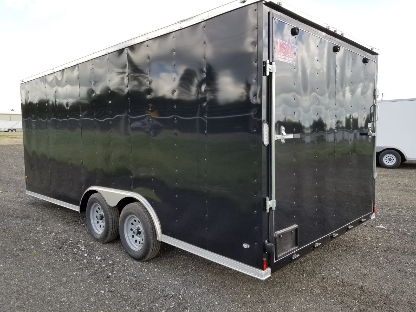 Enclosed Trailer 8 5x18 Black ad 150 USA Cargo Trailer Enclosed Trailer 8 5x18 Black ad 150 USA Cargo Trailer