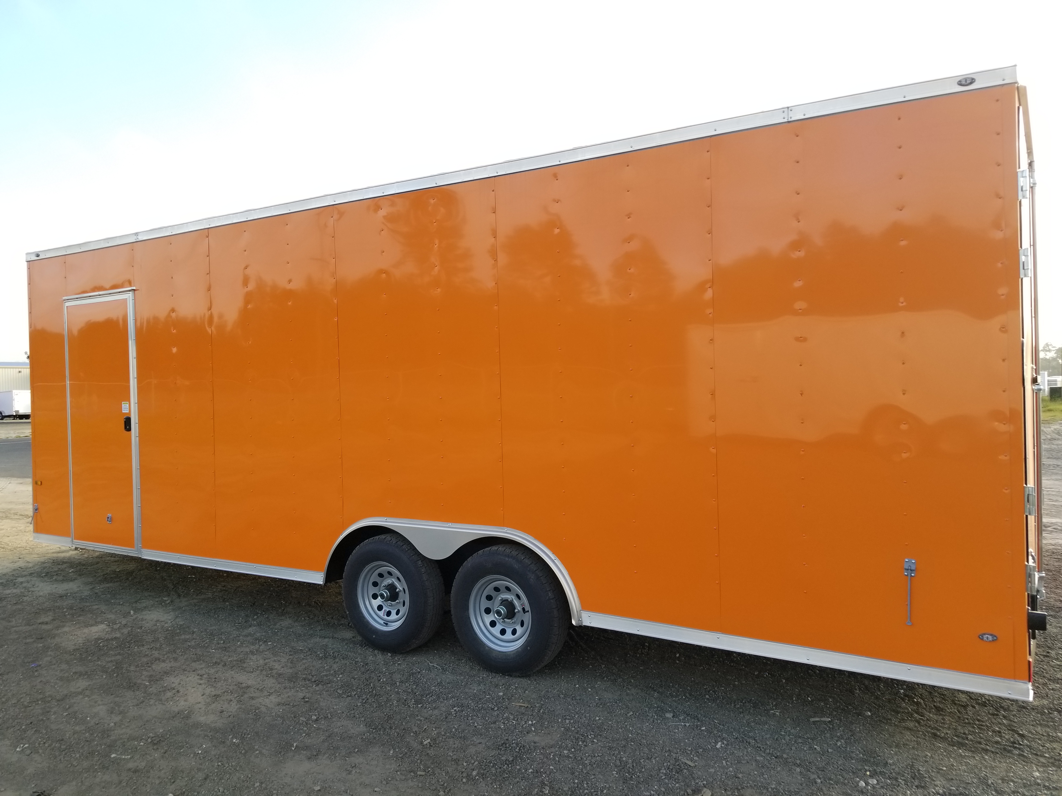 8.5x22 Custom Orange w/ Concession Door. (ad 855) - USA Cargo Trailer